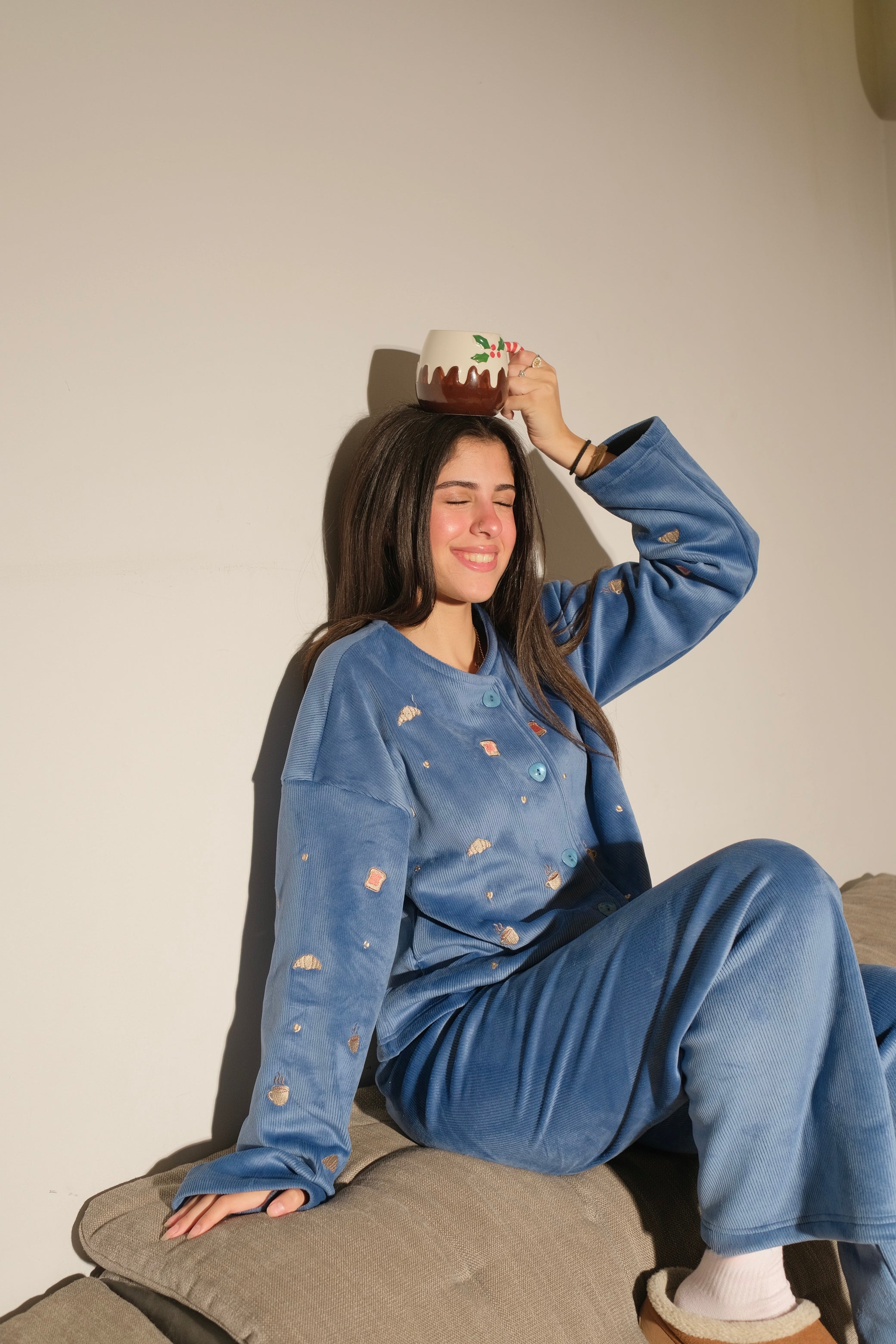 Breakfast Club PJ in Navy blue – Fleeky-egy